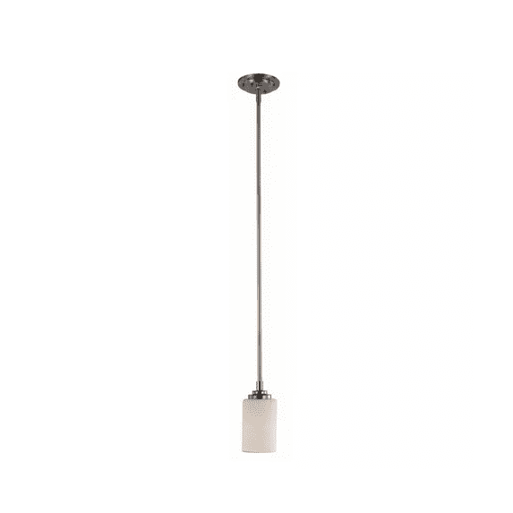 Bel Air Lighting Mod Pod 1-Light Brushed Nickel Hanging Mini Pendant ...