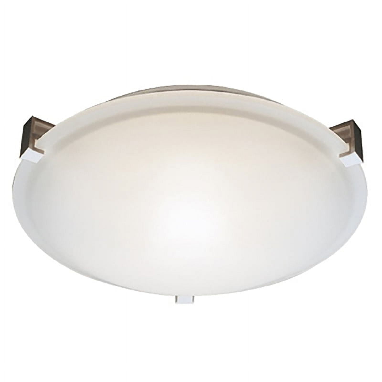 Bel Air Lighting Neptune 4 in. H X 12 in. W X 12 in. L Brushed Nickel ...