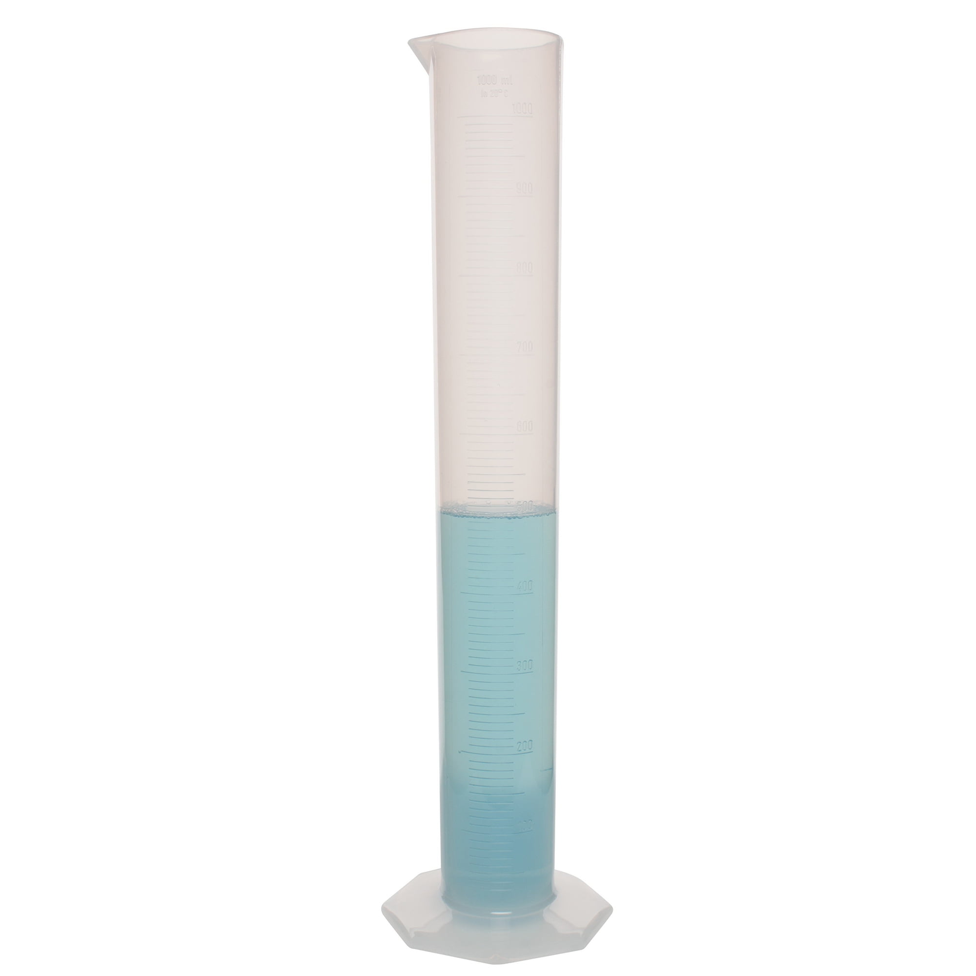 Bel-Art Polypropylene Translucent Octagonal Base Graduated Cylinder ...