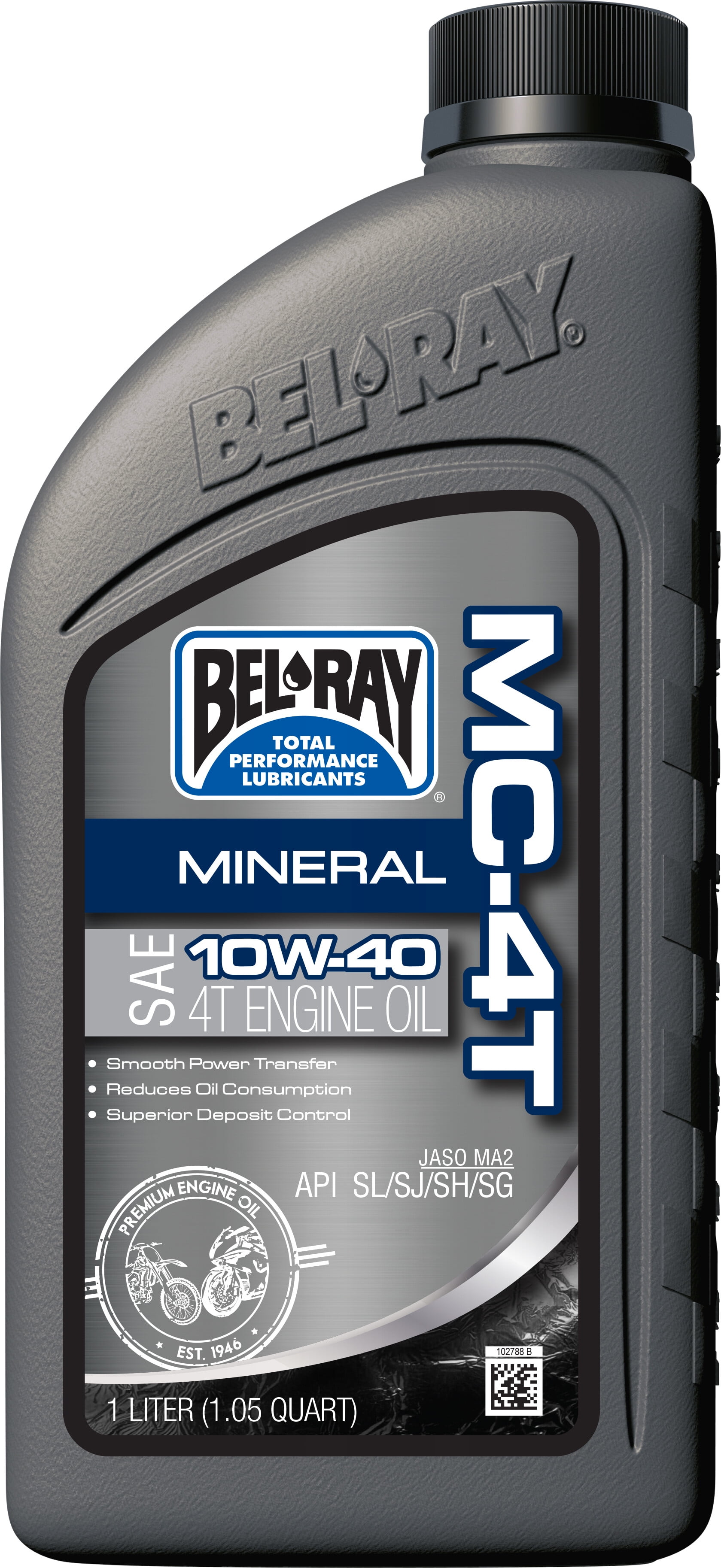 Bel-Ray 99405-BT1LA MC-4T Mineral Oil - 20W50 - 1L. - Walmart.com