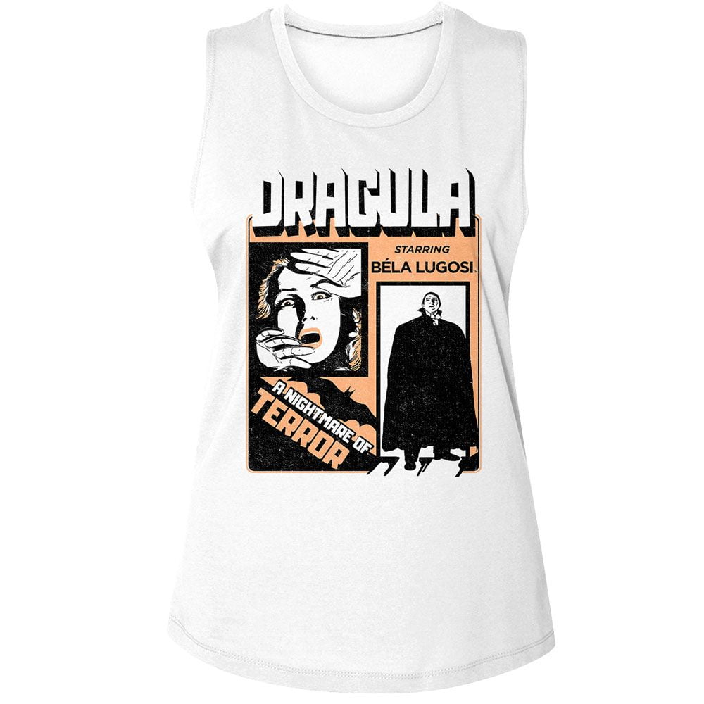 Bela Lugosi 2C Dracula White Ladies Muscle Tank S - Walmart.com