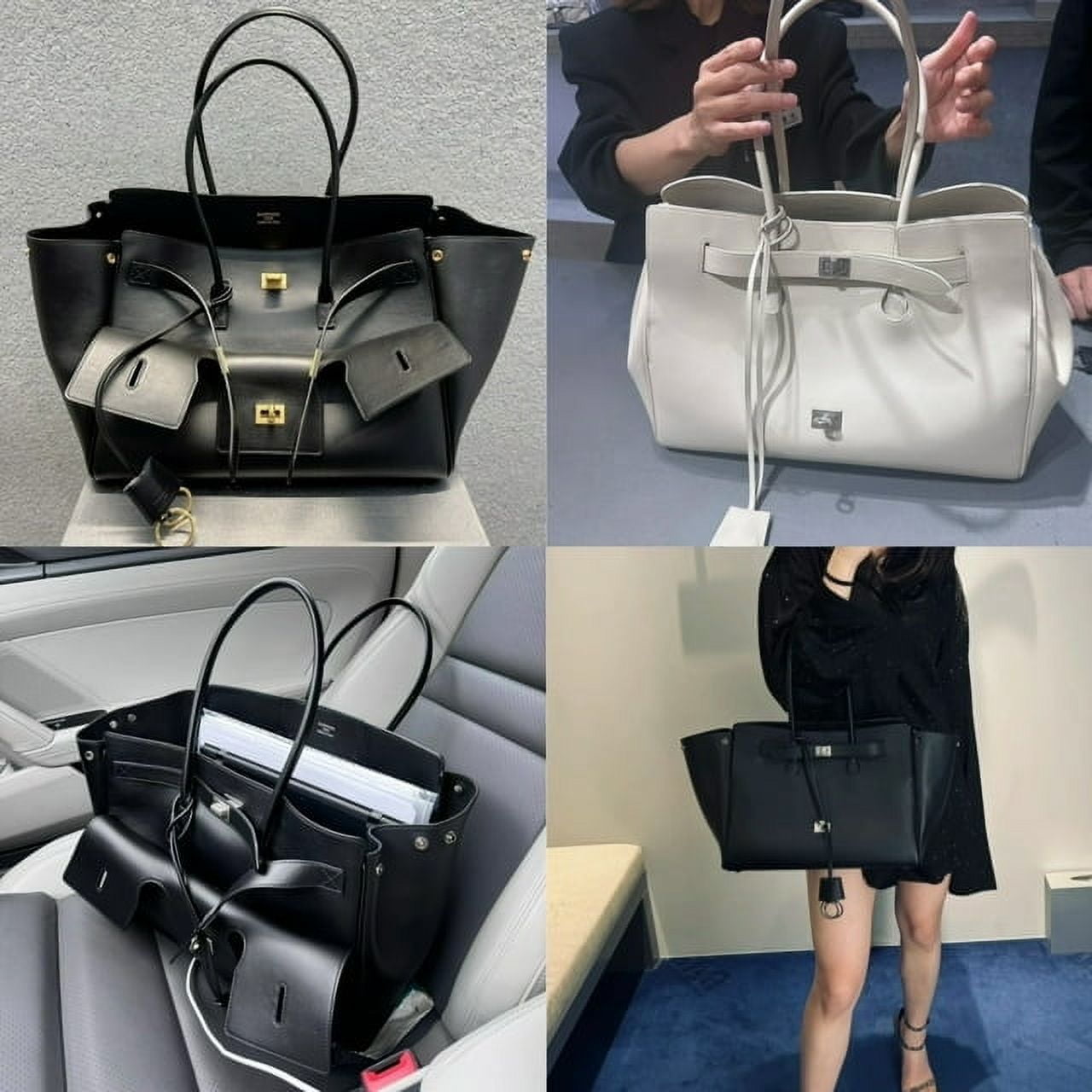 Belair Biker Bag, Neutral Punk Style, Vintage Multi-Pocket Hand Bill ...