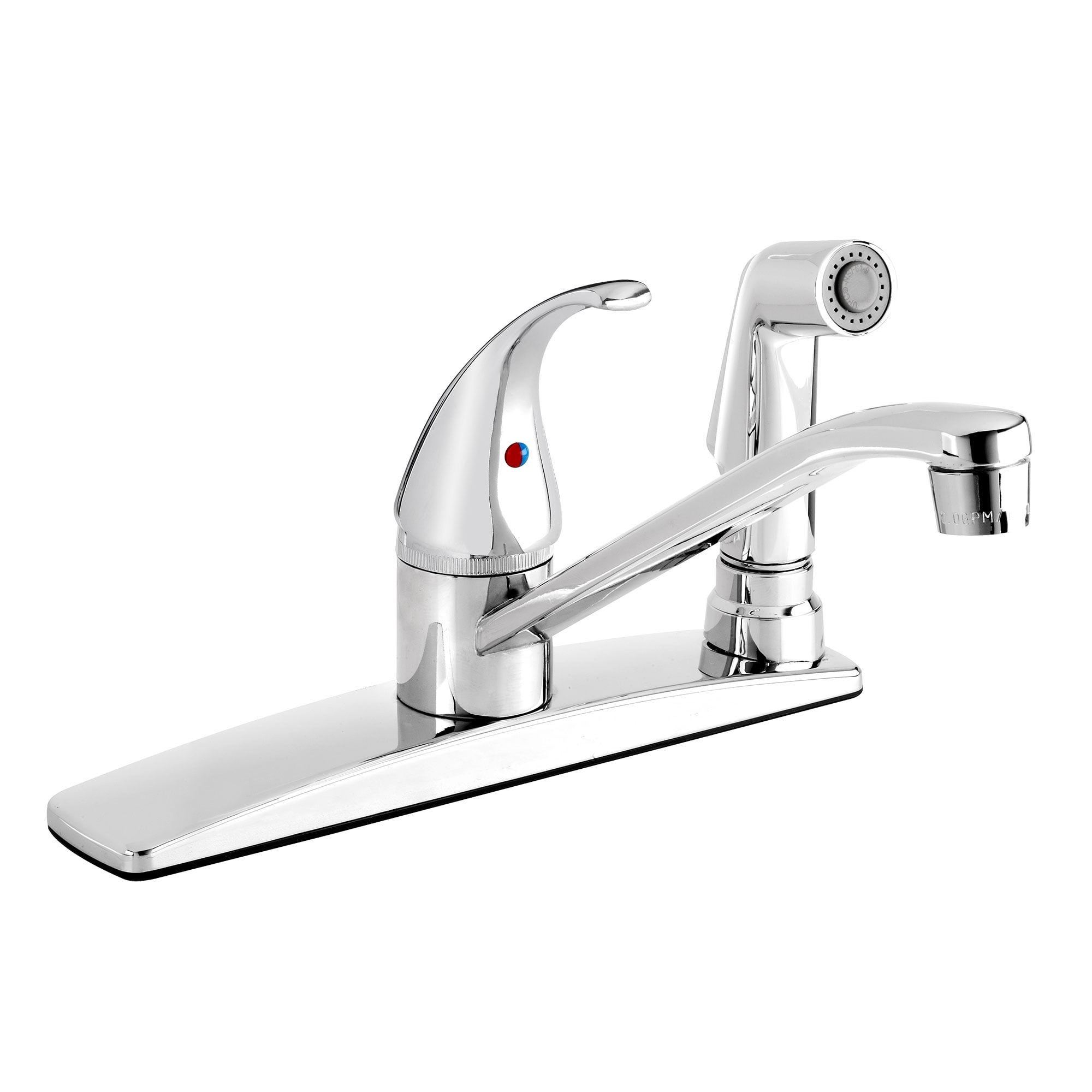 Belanger Kitchen Sink Faucet with Low-Arc Spout and Side Spray ...