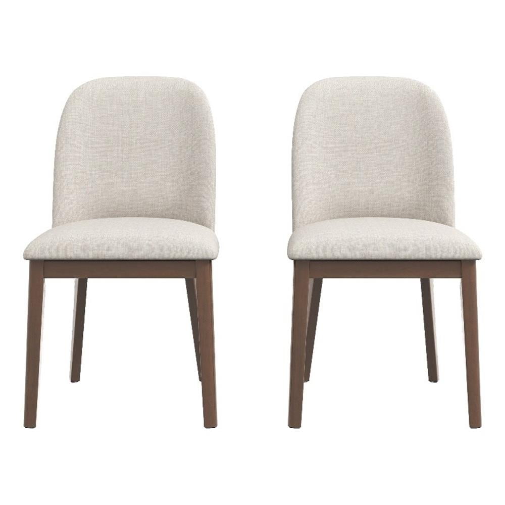Belar Upholstered Mid-Century Modern Kitchen Dining Side Chairs in ...