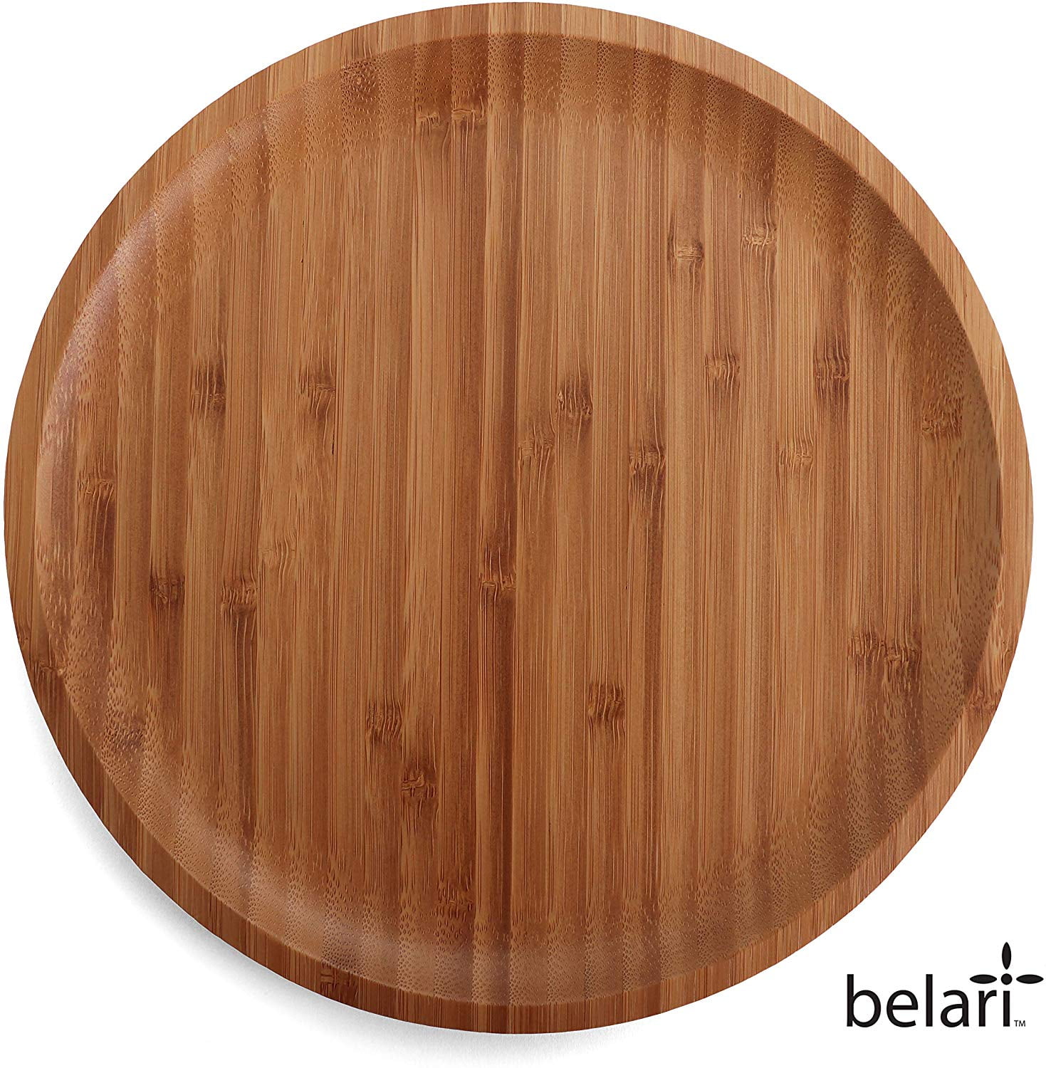 Belari Bamboo Plate Set - Bamboo Reusable Plates - Bamboo Plates - Wood ...