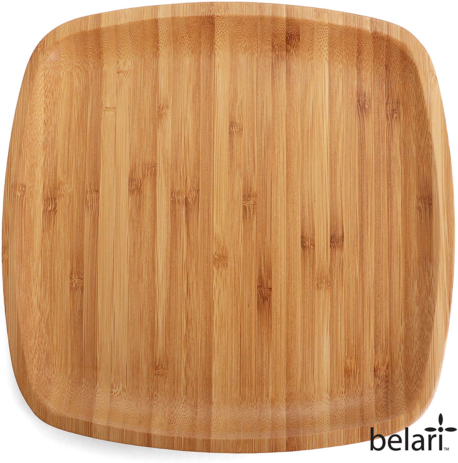 Belari Bamboo Plate Set - Bamboo Reusable Plates - Bamboo Plates - Wood ...