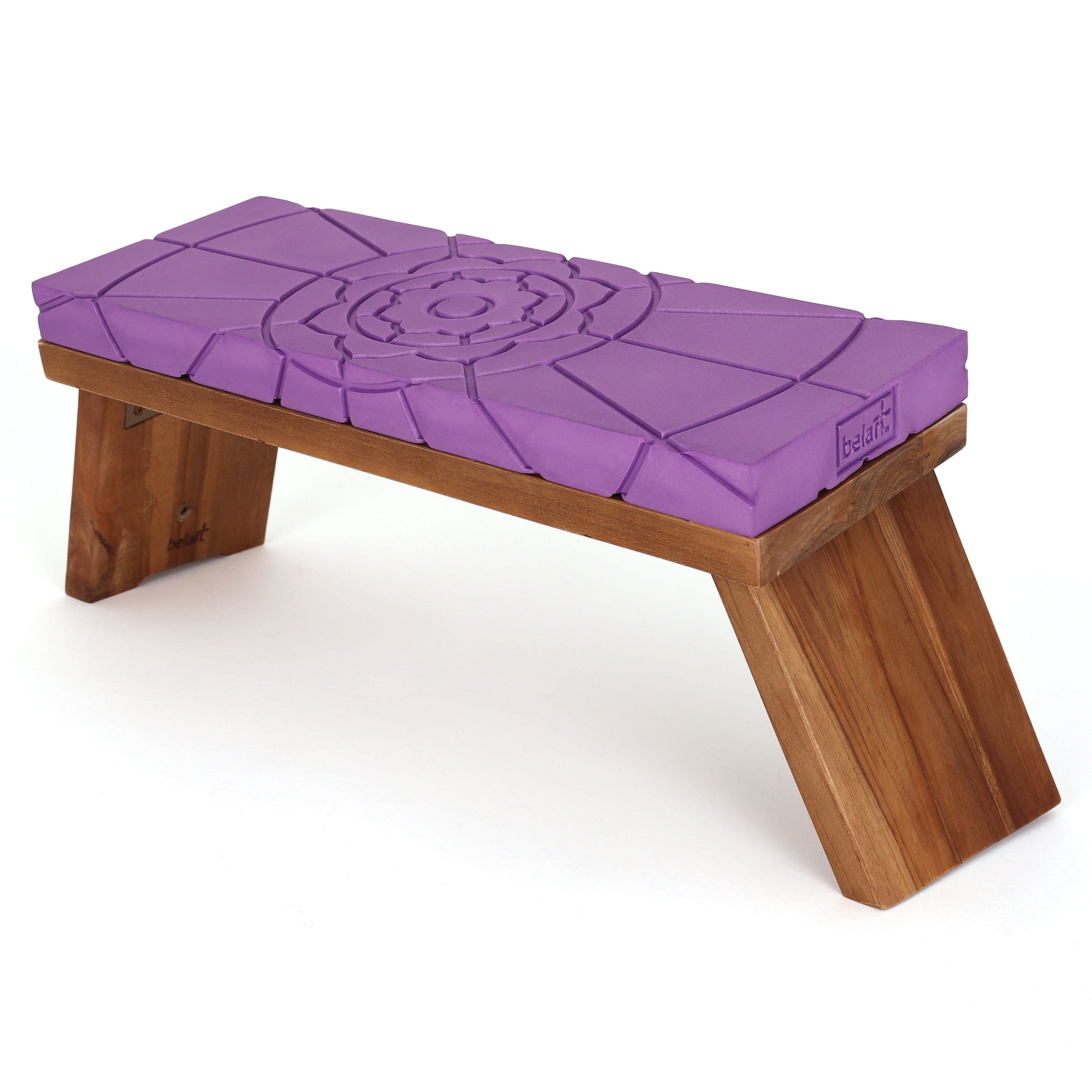 Belari Teak Meditation Bench - Meditation Seat - Meditation Stool ...