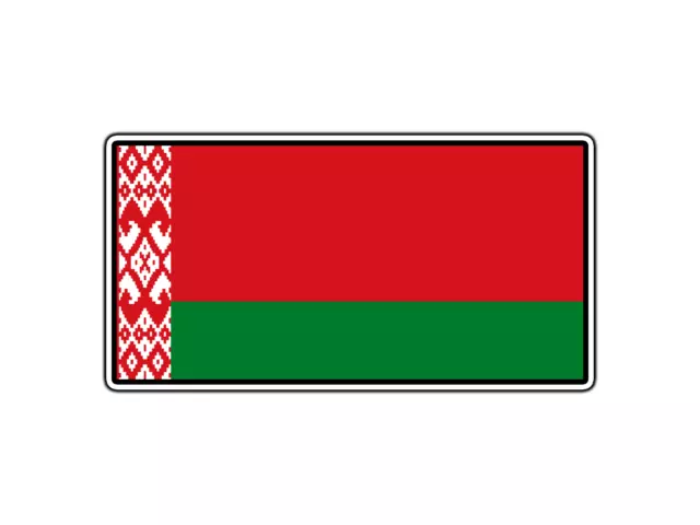 Belarus Flag Waterproof Sticker Phone Decal Water Bottle Stickers Car ...