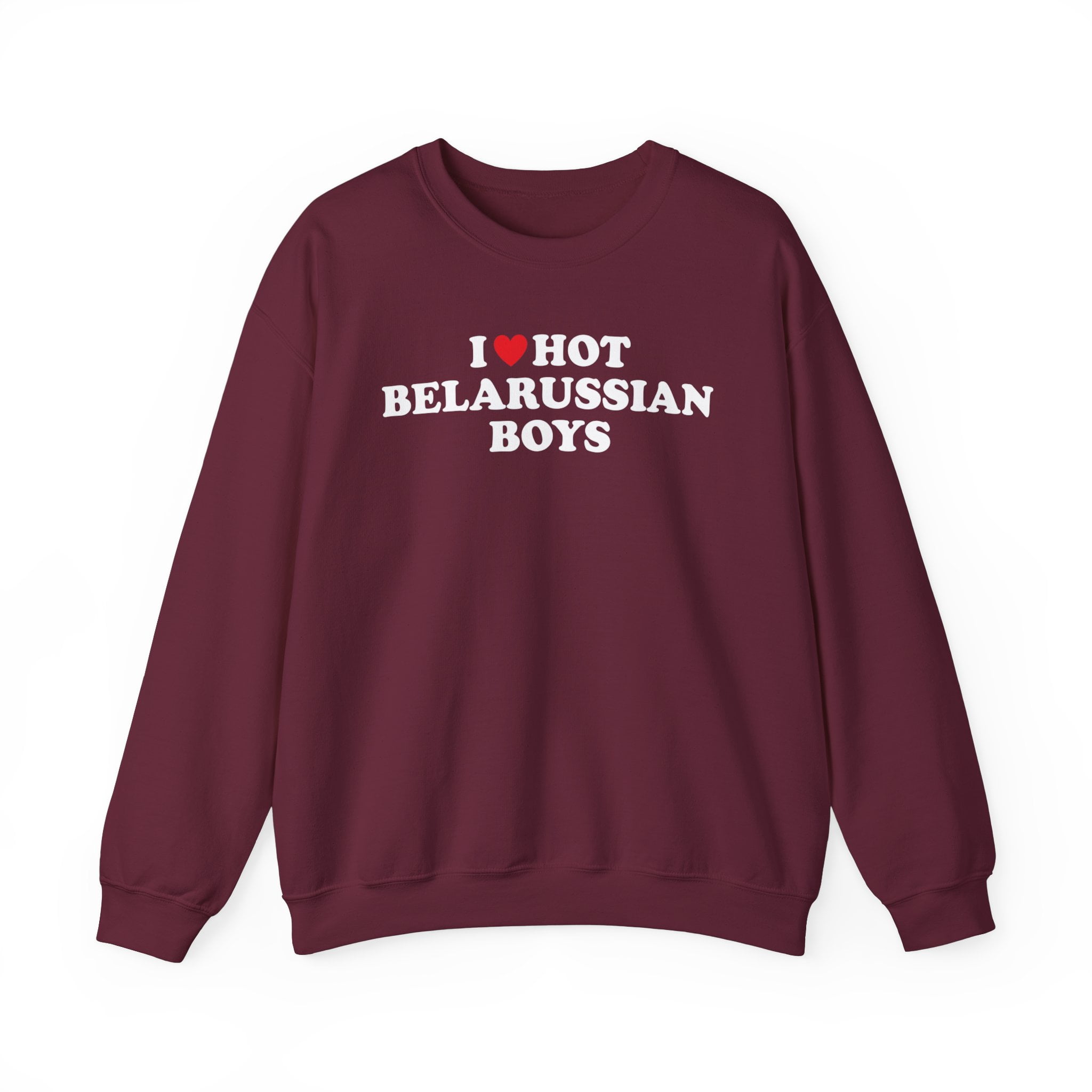 Belarussian Belarus Wife Girlfriend Husband Sweatshirt Gift Crew Neck ...