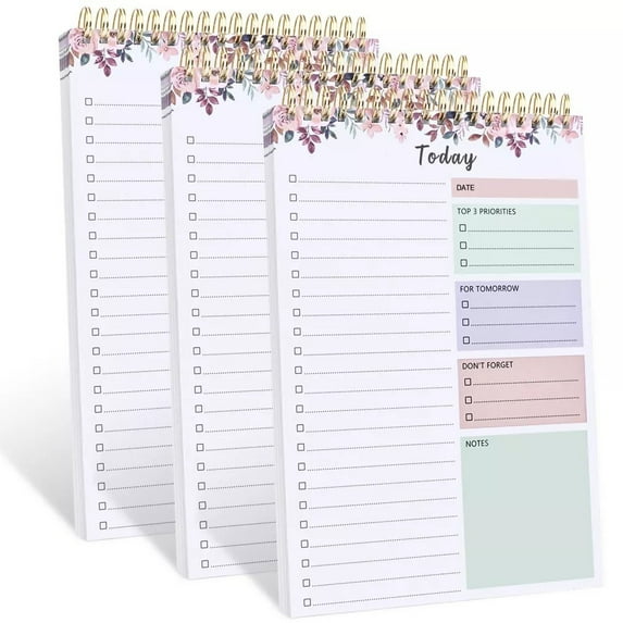 Belatt Undated Daily To Do List Notepad, Time Management Goal Planner ...