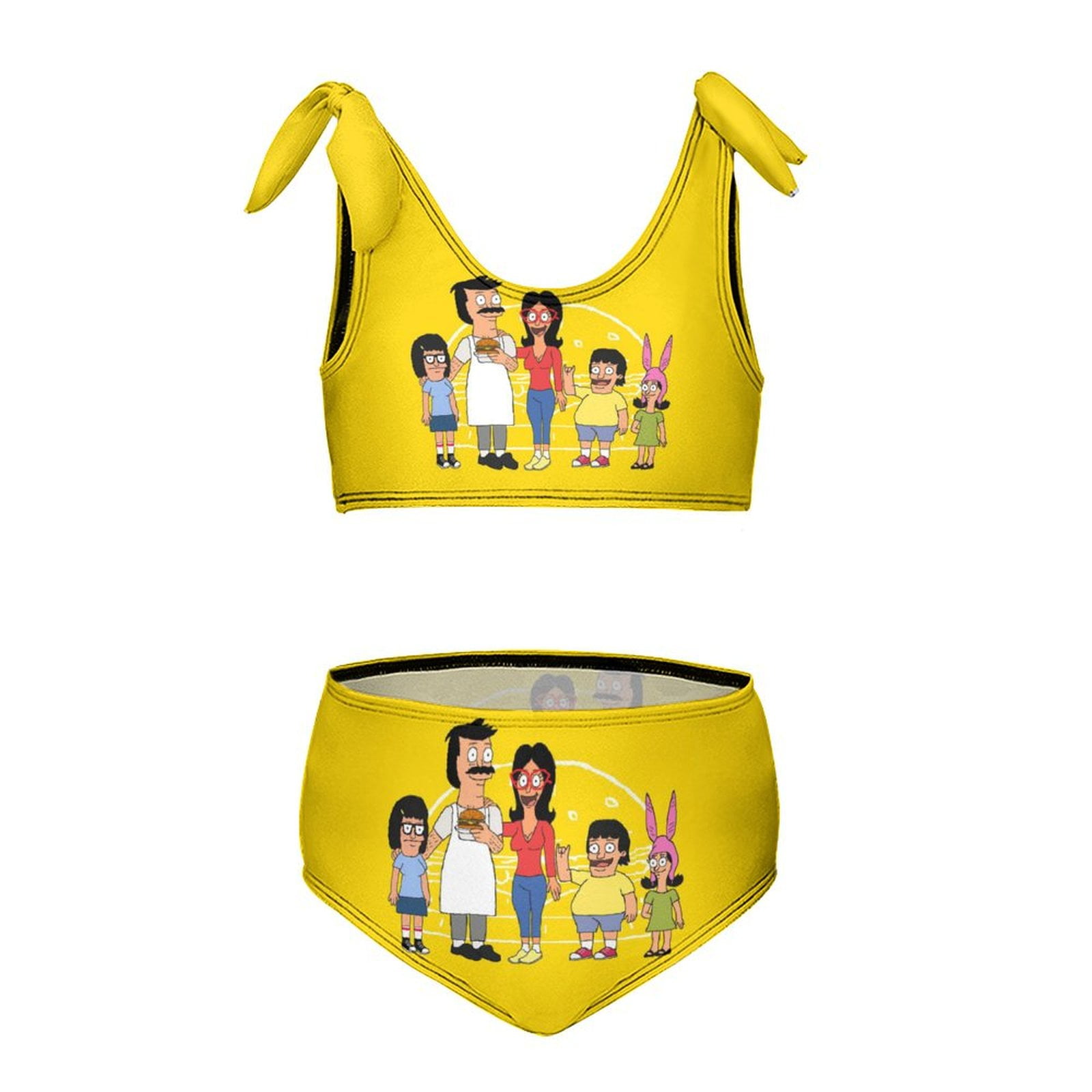 Belcher Family Bob's Burgers Kid's Swimwear Two Piece Swimsuit Summer ...