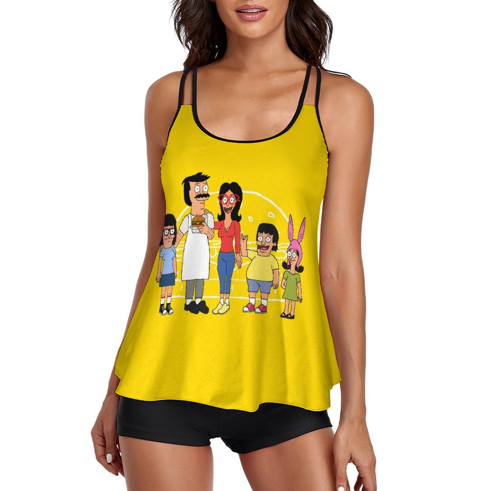 Belcher Family Bob's Burgers Women's Tankini Swimsuits Tank Tops ...