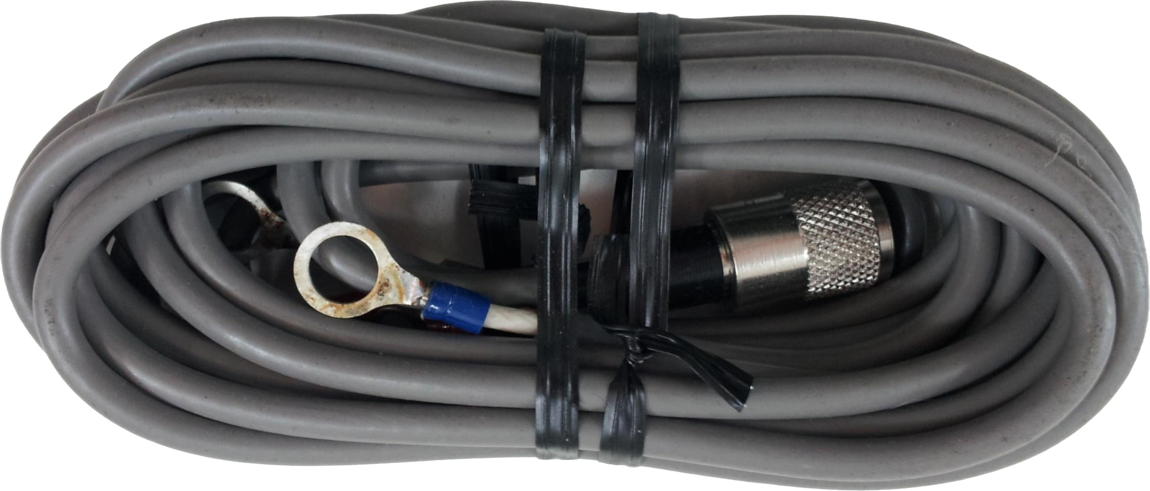 Belden 9 Foot Cophase RG59AU Plug to Lug to Lug CB Radio Coaxial Cable ...