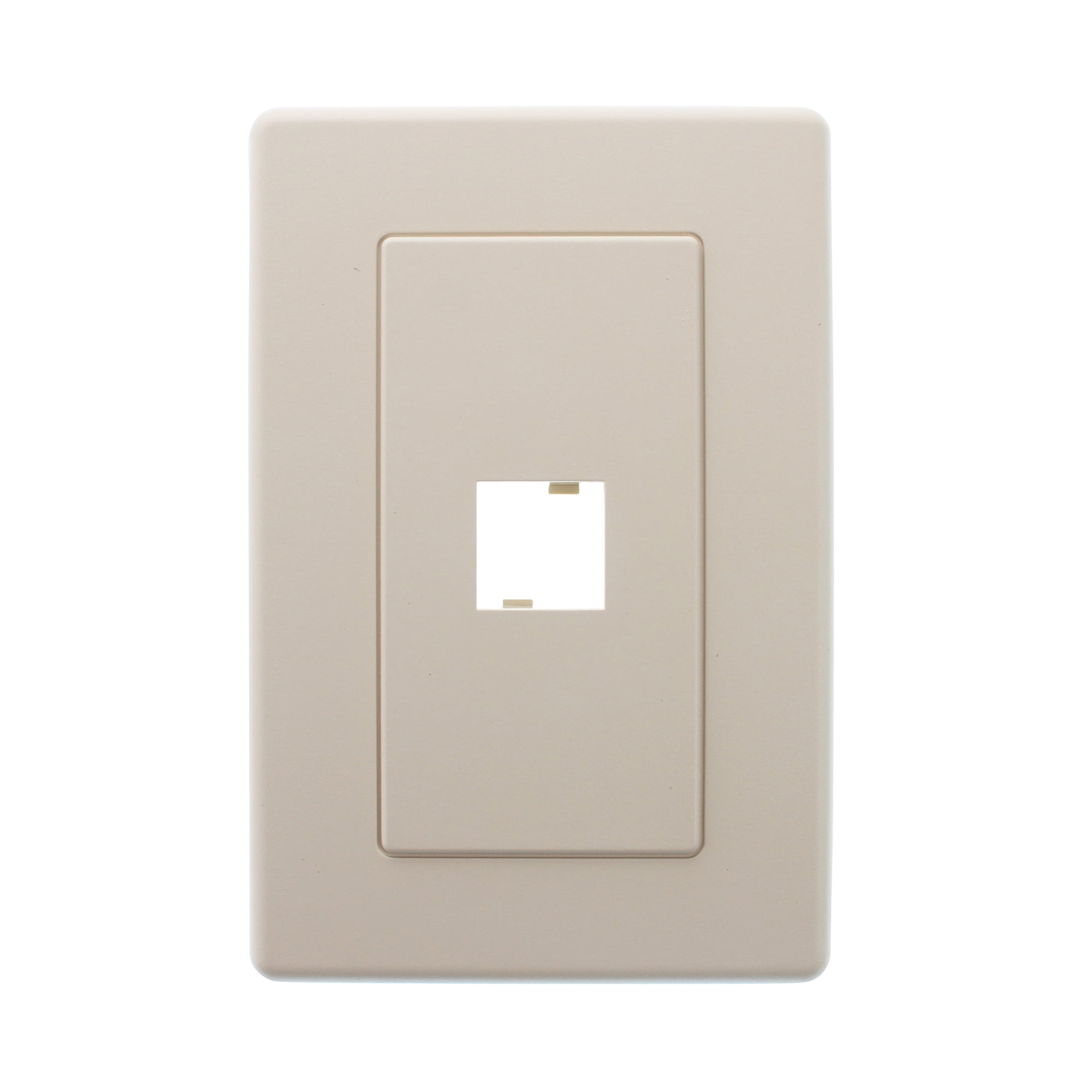 Belden A0405256 MDVO Faceplate, 1 Port, Single Gang, Flush Mount ...