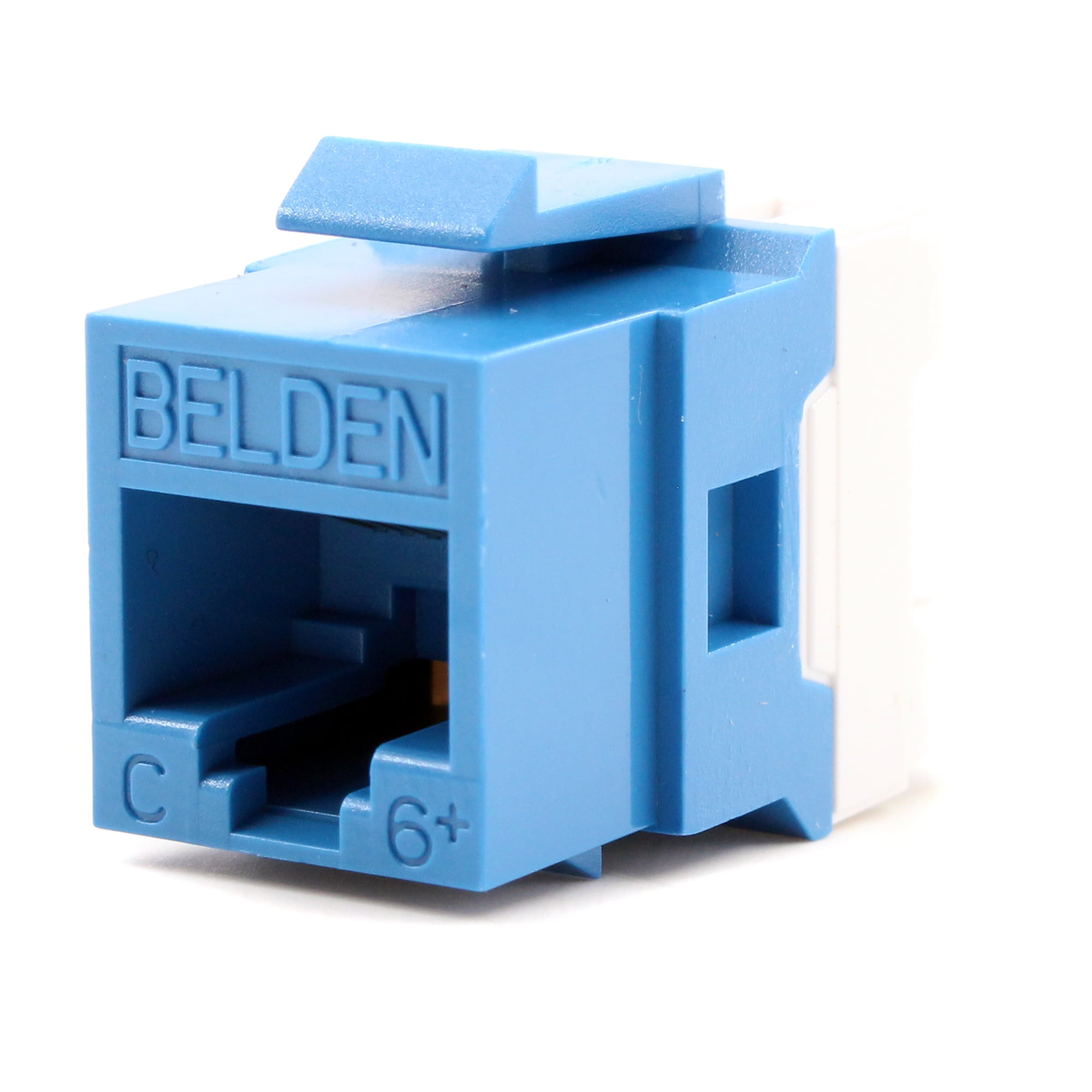 Belden AX104193 Category-6+ Ethernet Data Jack, CAT6+, UTP, RJ45, Blue ...