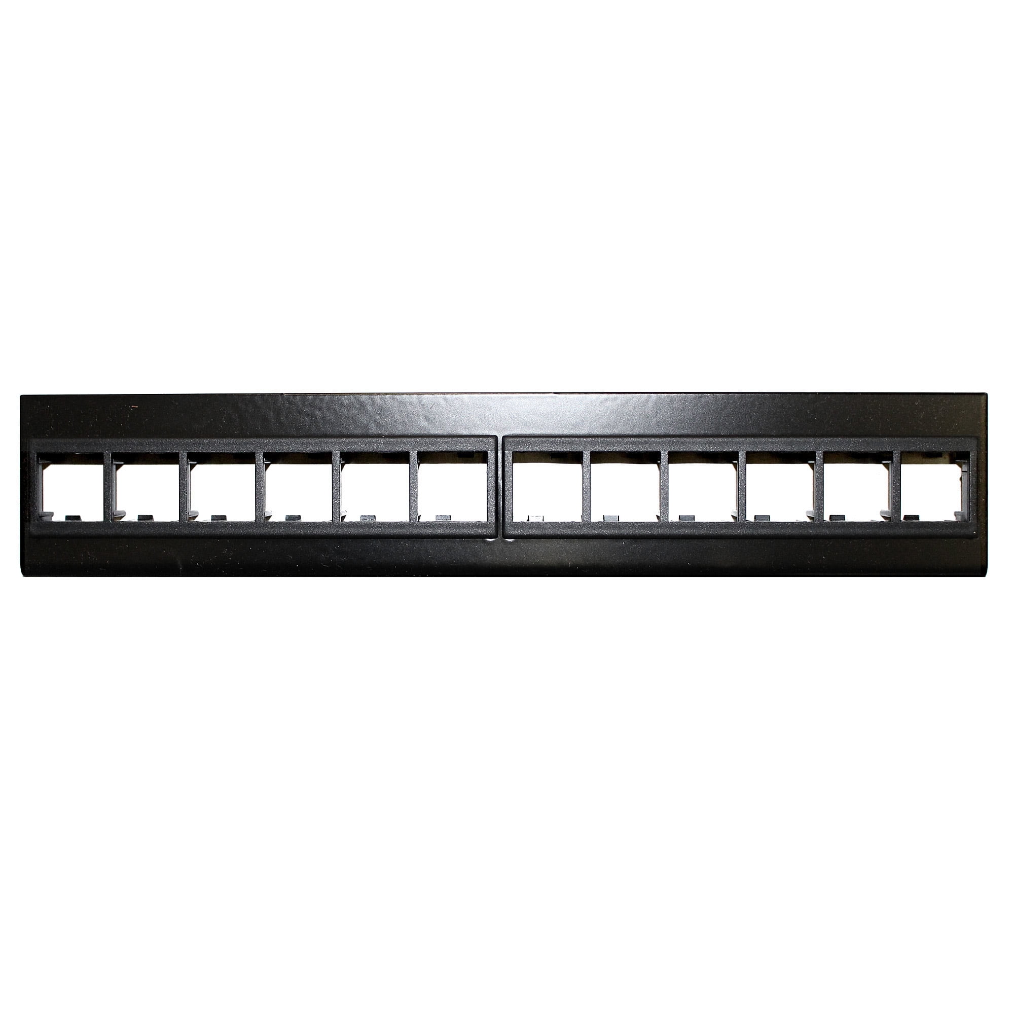 Belden IBDN AX100223 Unloaded Mvdo 12 Port Adatper Strip, Black ...
