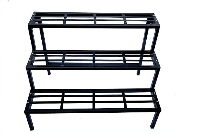 Belear F-5 Finished with Metal Iron Racktangular Plant Stand for ...