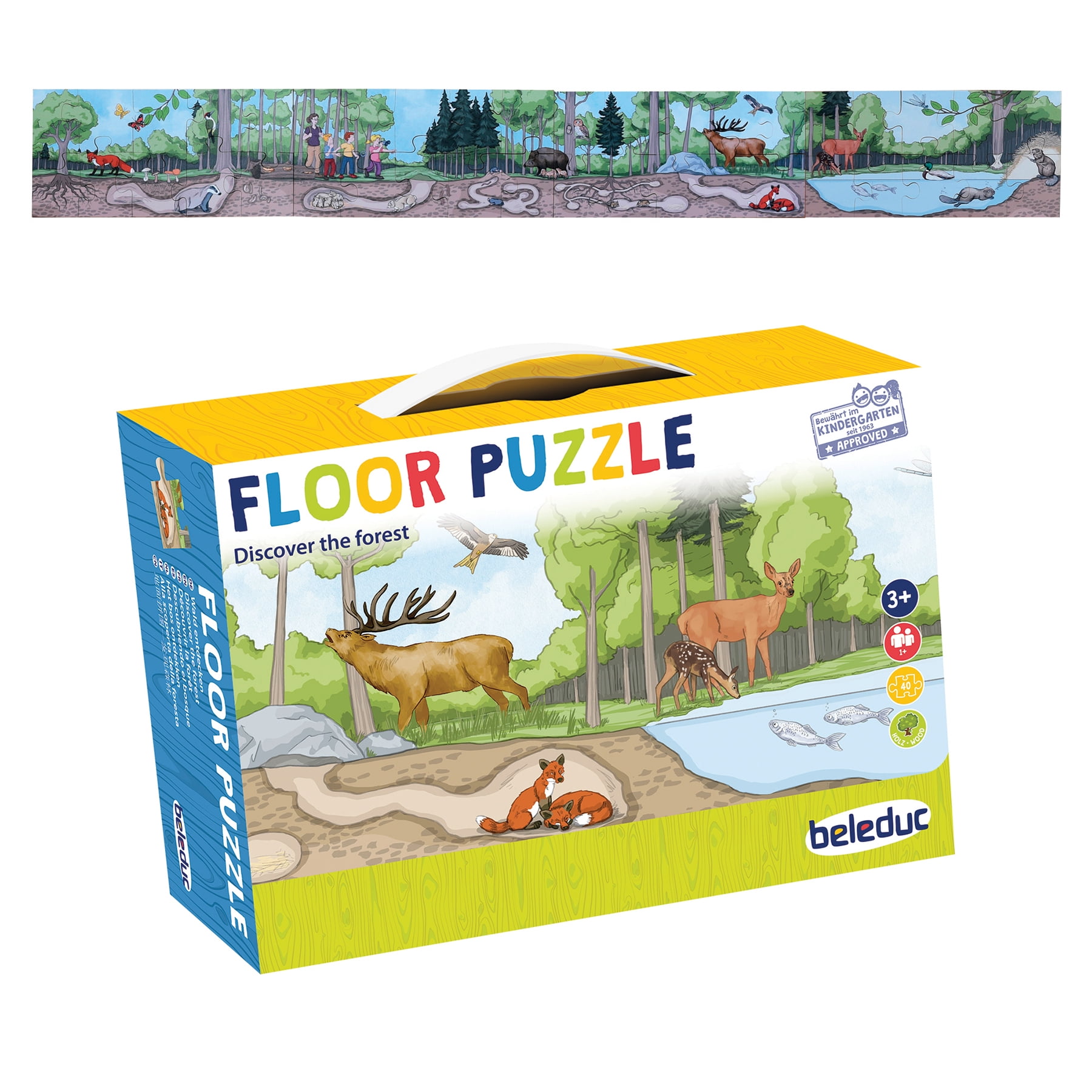 Beleduc Discover The Forest Floor Puzzle - Walmart.com