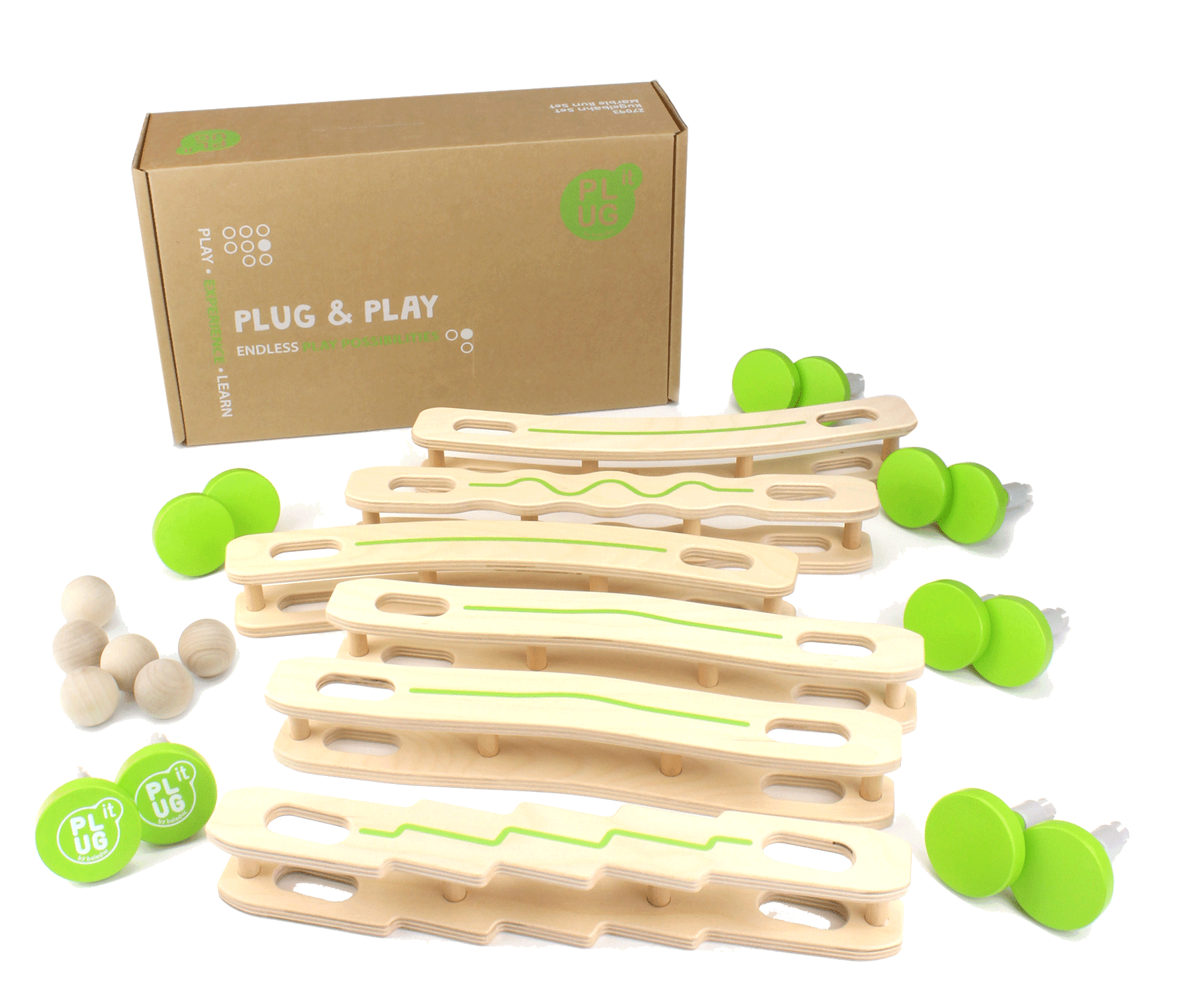 Beleduc - Plug It "Marble Run" - Walmart.com