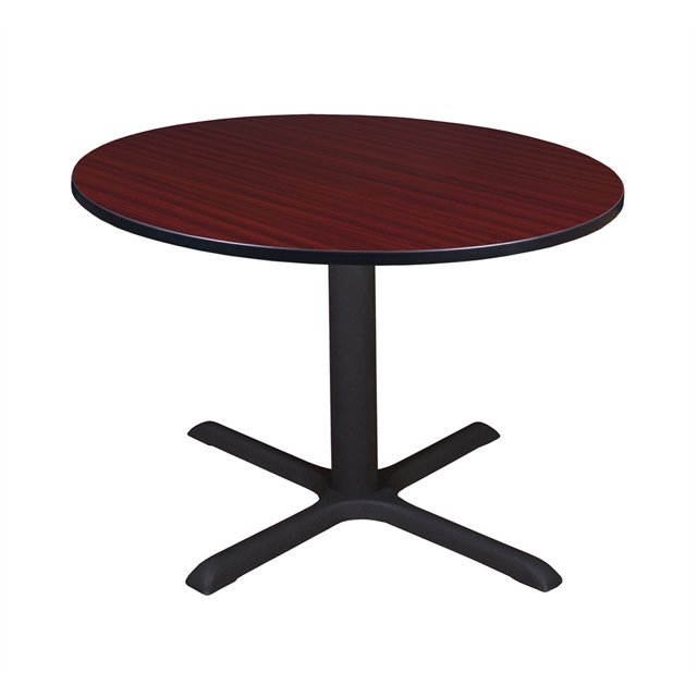 Belen Kox Cain 48" Round Breakroom Table- Mahogany - Walmart.com