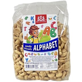Great Value Mini Alphabet Cookies 1 oz 30 Snack Packs Educational ...