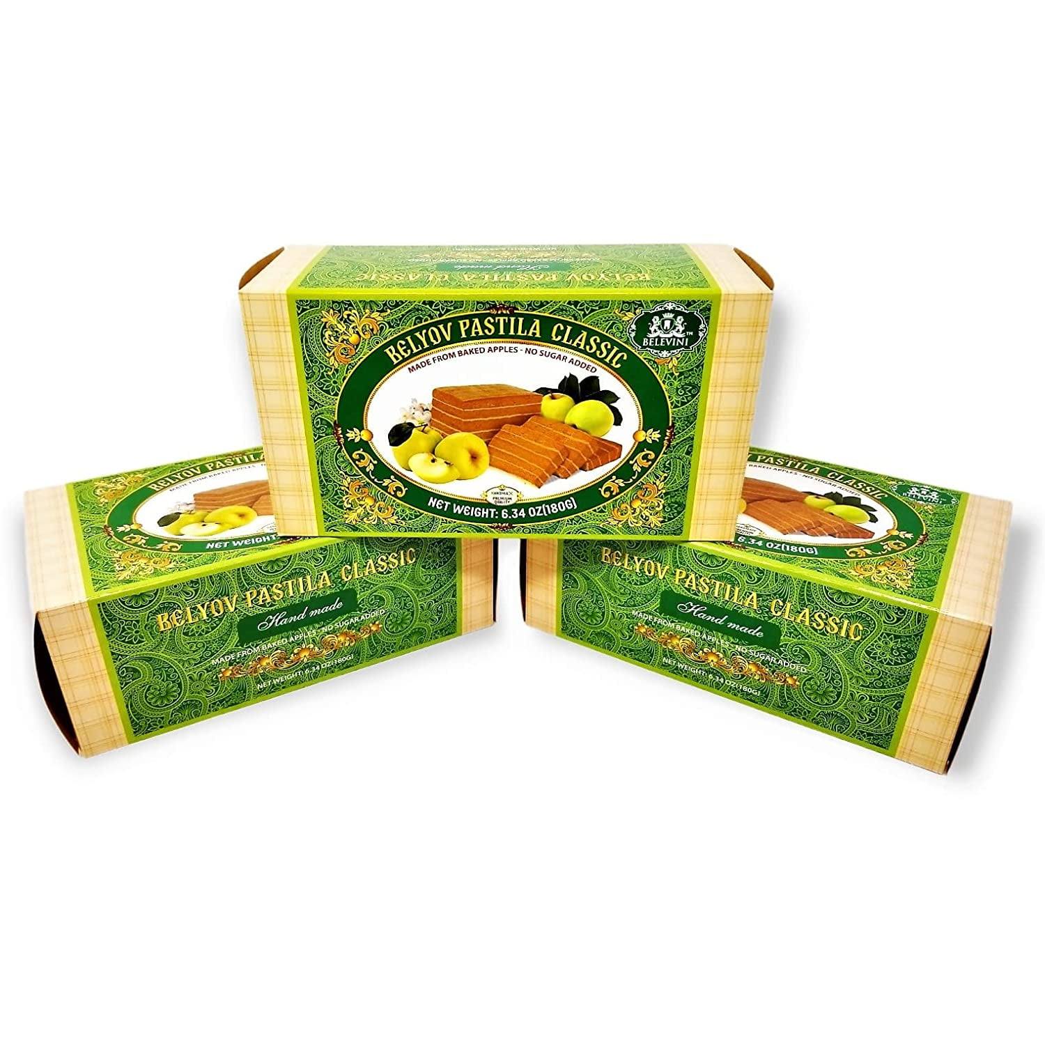 Belevini Tasty and Healthy Belyov Pastila Classic, Handmade, Made from ...