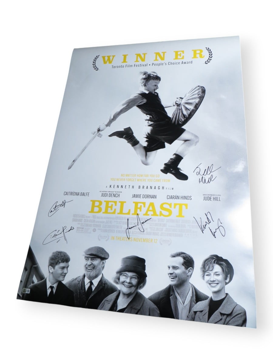 Belfast Signed Cast Autographed 27X40 Poster Branagh Balfe Dornan +2 ...
