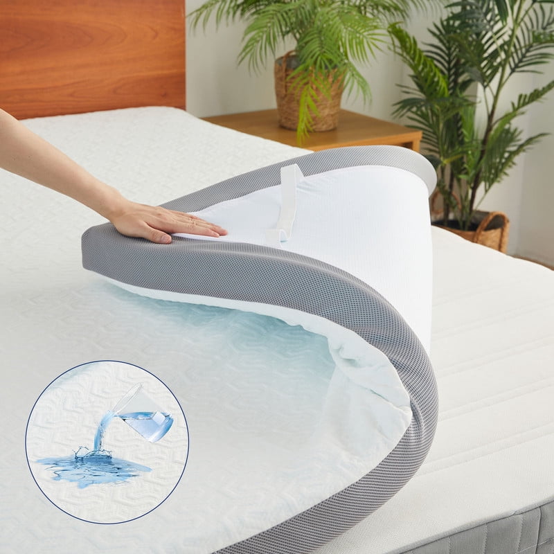 Belffin 3 inch TwinXL Size Bamboo Fiber Fabric Mattress Waterproof ...