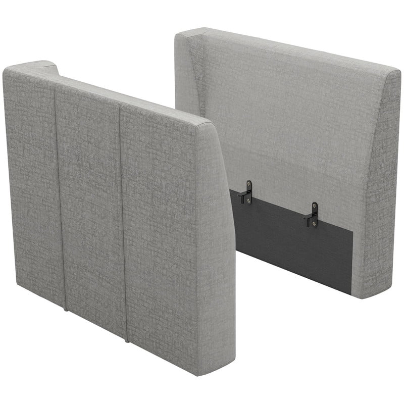 Belffin Chenille Modular Sectional Sofa Armrests Couch Side Armrests Backrest Module For Modular ...