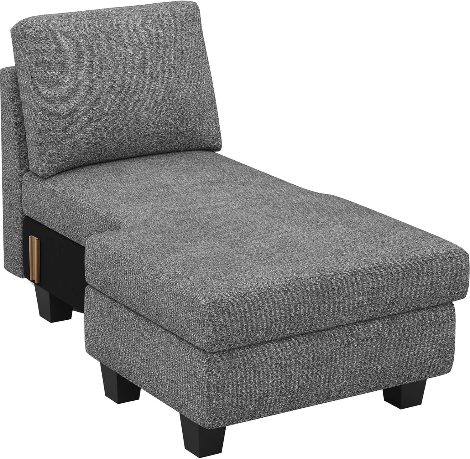 Belffin Fabric Modular Sectional Couch Armrests with Cup Holder ...