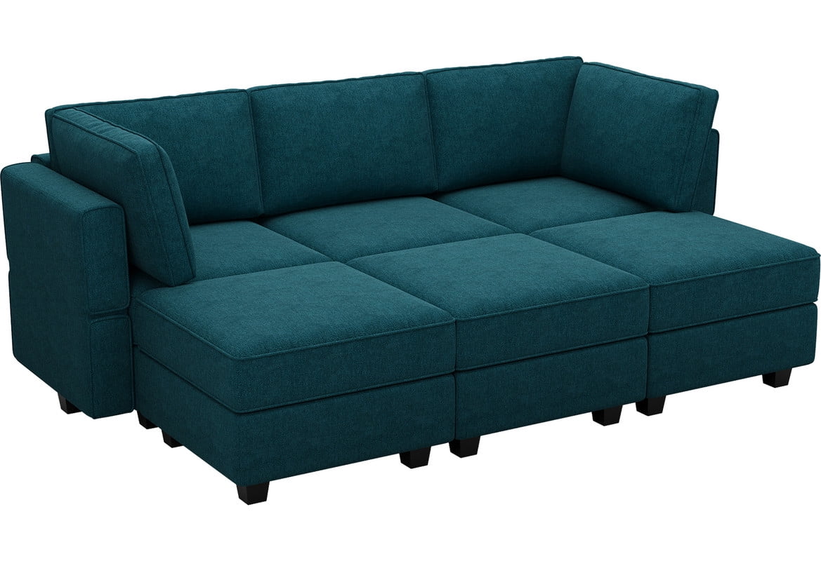 Belffin Modular Convertible Sleeper Sofa Sectional Couch Bed For Living ...