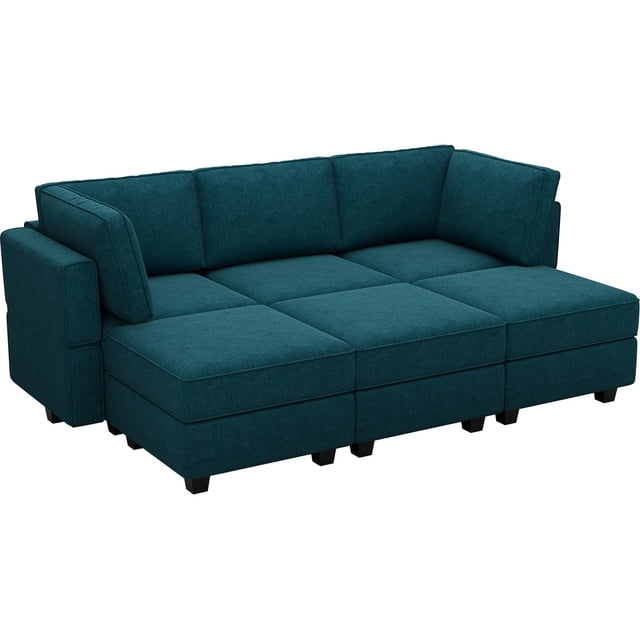 Belffin Modular Convertible Sleeper Sofa Sectional Couch Bed For Living ...