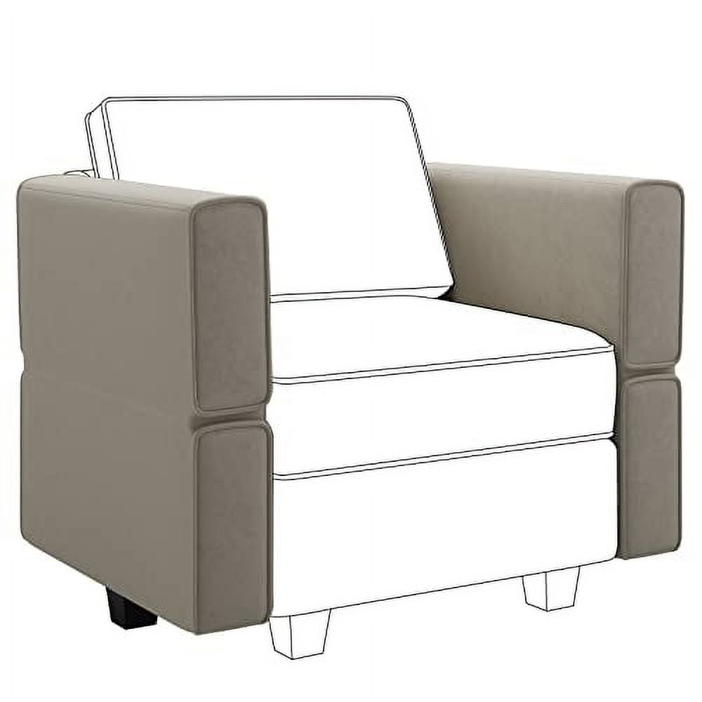 Belffin Modular Sofa Armrest Backrest Module for Modular Sectional Sofa ...