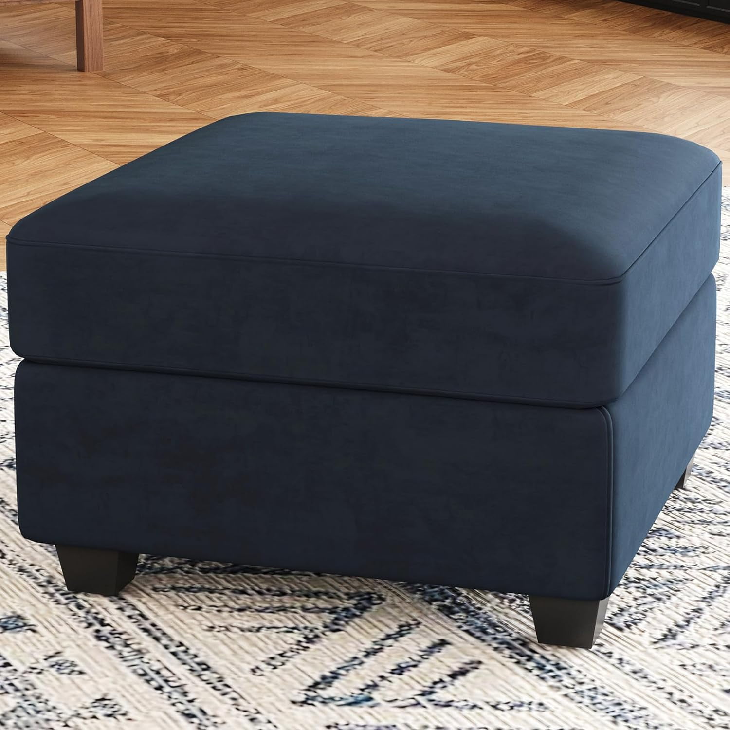 Belffin Modular Sofa Storage Ottoman Module for Velvet Piping Modular ...