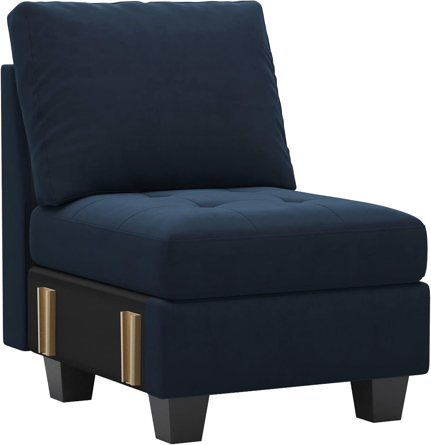 Belffin Single Seat Module for Modular Sectional Sofa Blue - Walmart.com