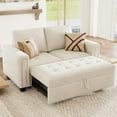 Belffin Velvet Sectional Modular Pull Out Sleeper Sofa for Apartment 2 ...