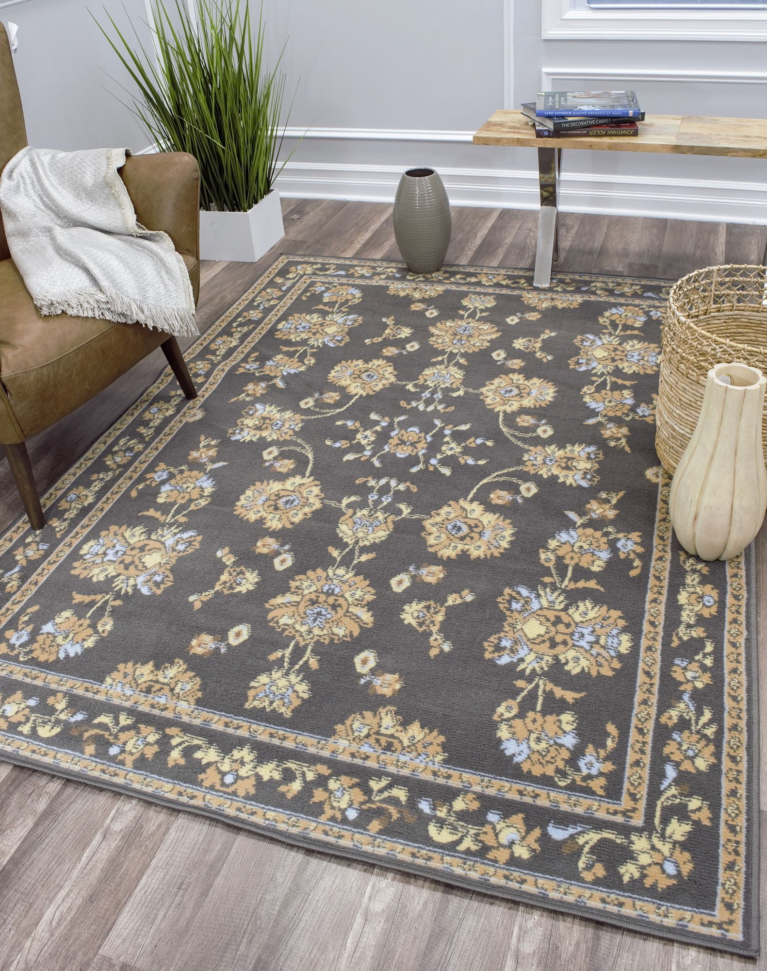 Belfort BM30C Legacy Grey traditional Traditional Light Gray Area Rug ...