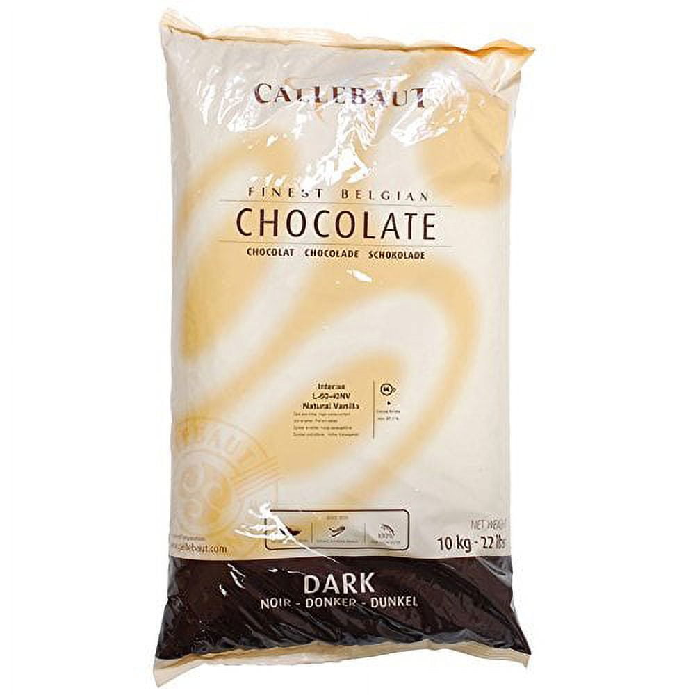 Belgian Bittersweet Dark Chocolate Baking Callets (Chips) - 60.3% - 22 ...