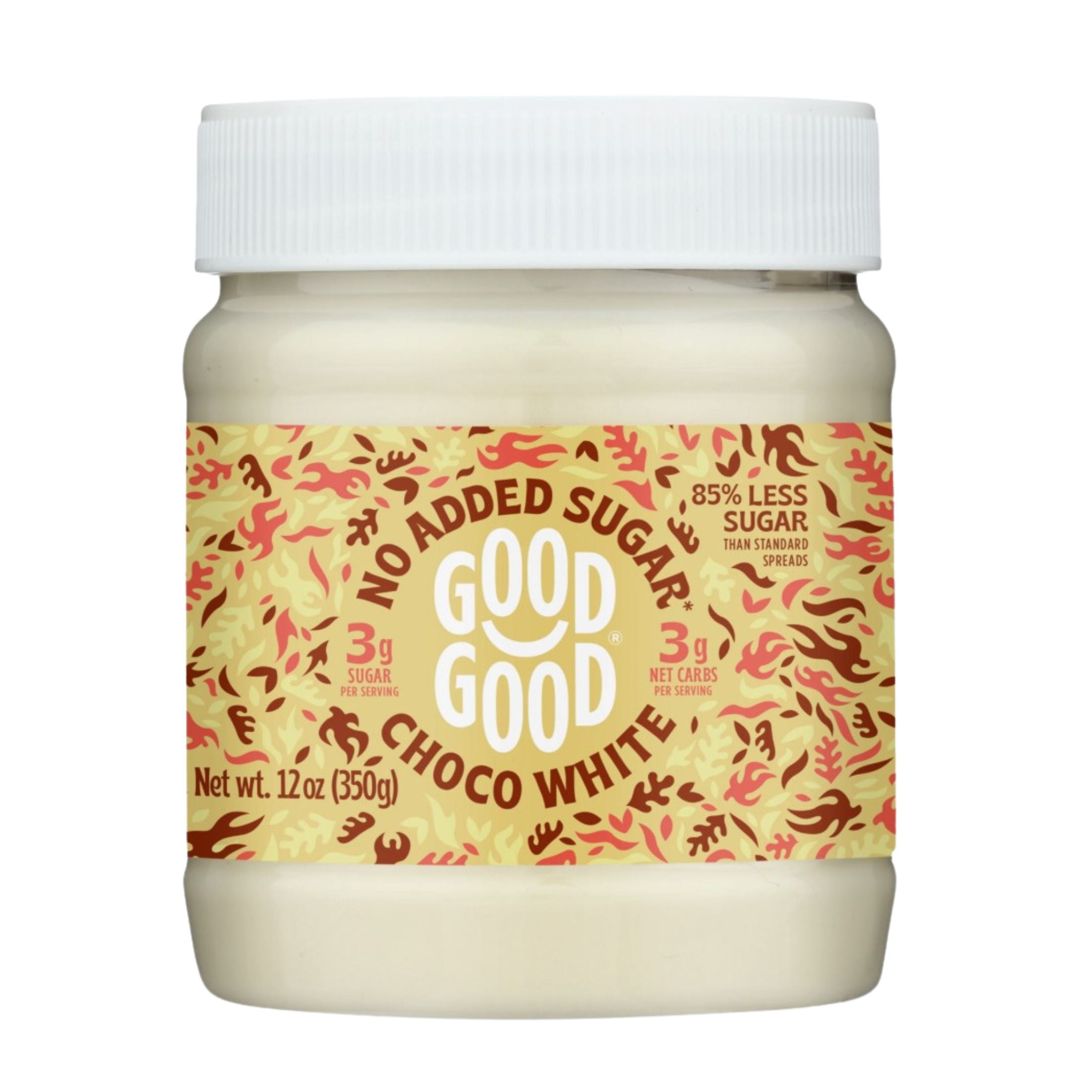 GOOD GOOD Belgian Choco White Spread, No Added Sugar - Walmart.com