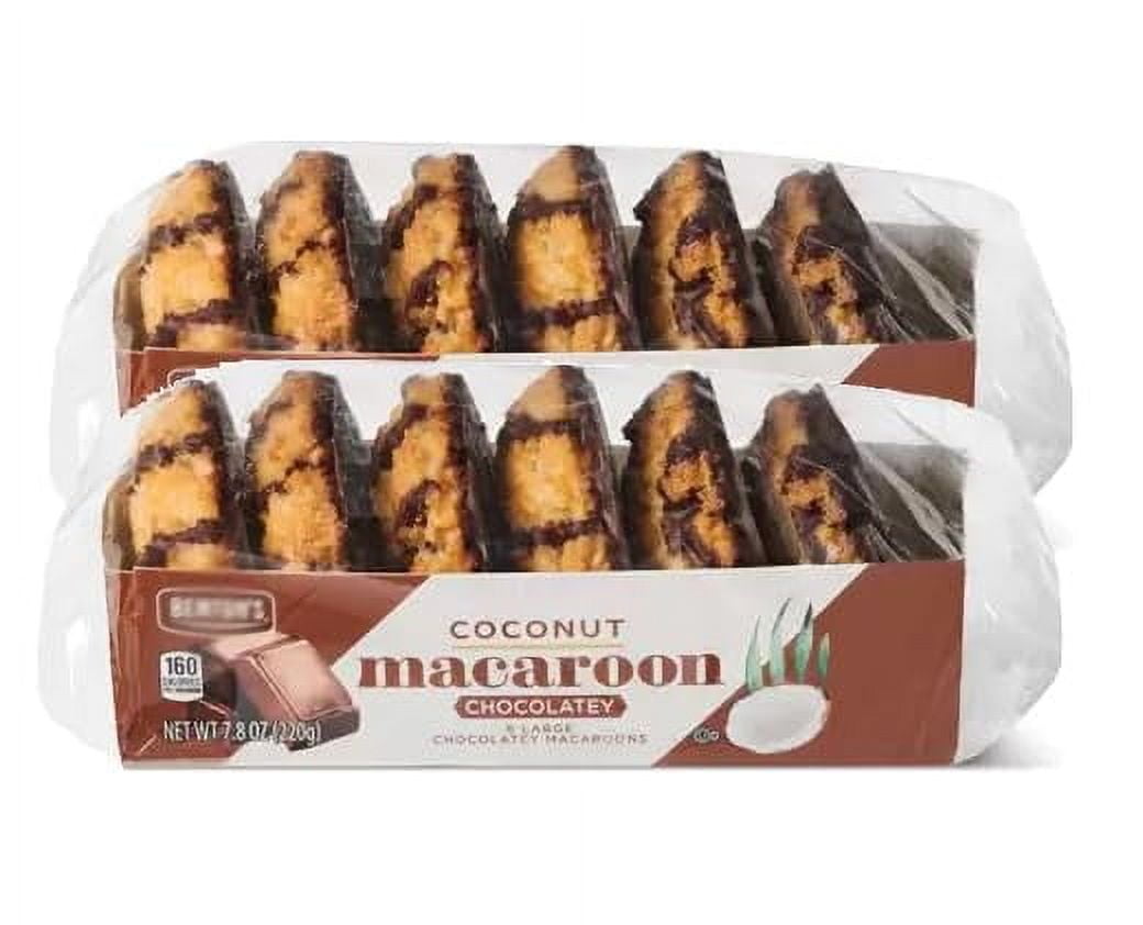 Belgian Chocolate CoconutTRDN Macaroons Jumbo, 2, 7.8oz Benton Pack ...