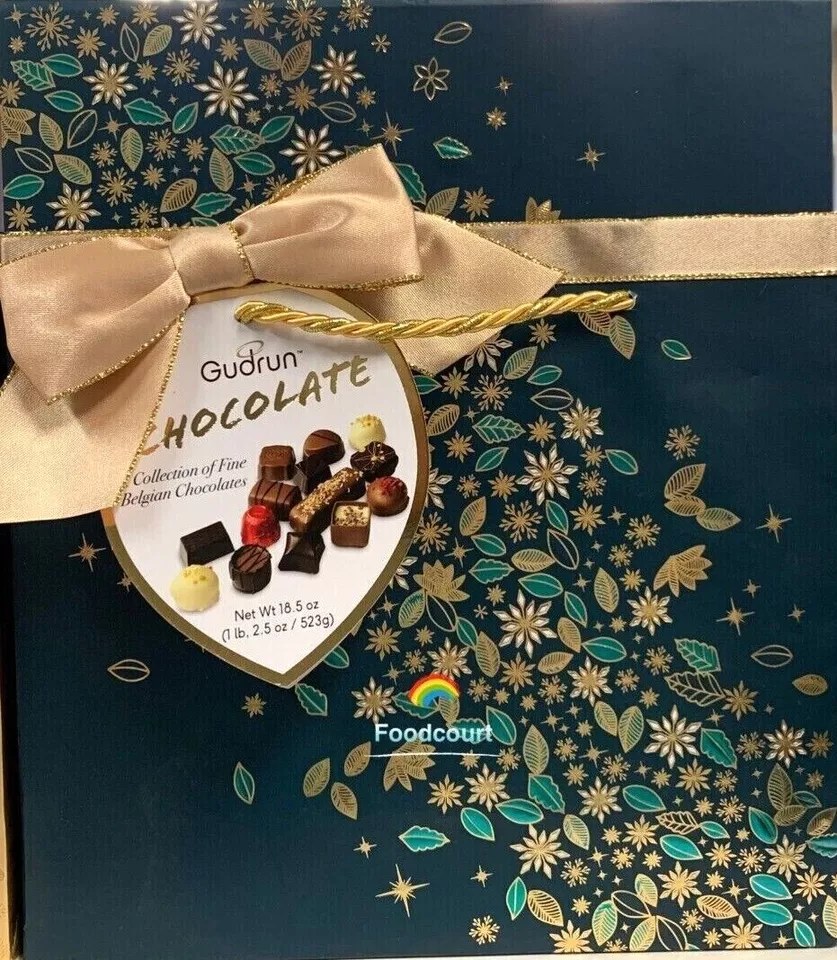 Belgian Chocolate Collection Gift Box – 18.5 oz Assorted Fine ...