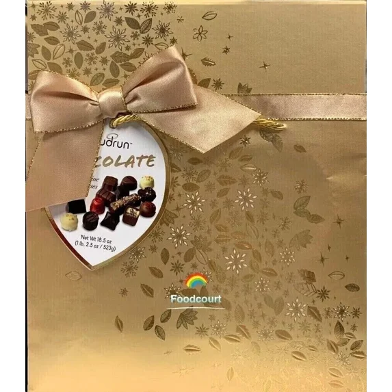 Belgian Chocolate Collection Gift Box – 18.5 oz Assorted Truffles ...