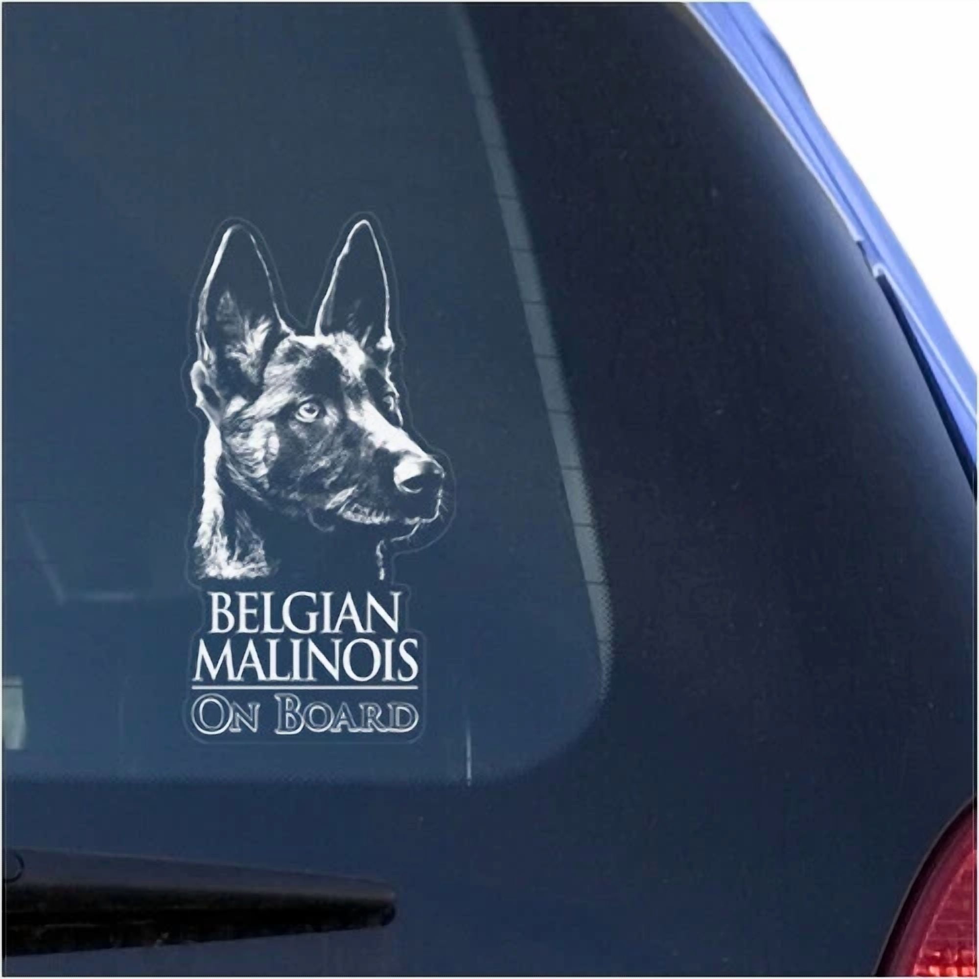 Belgian Malinois Clear Vinyl Decal Sticker For Car Or Truck Window,Dog ...
