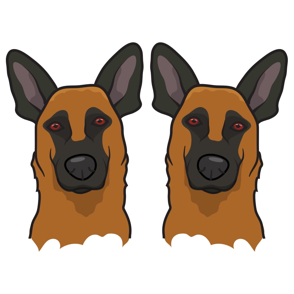Belgian Malinois Decal | Indoor/Outdoor | Dog Lover Super Cute Sticker ...