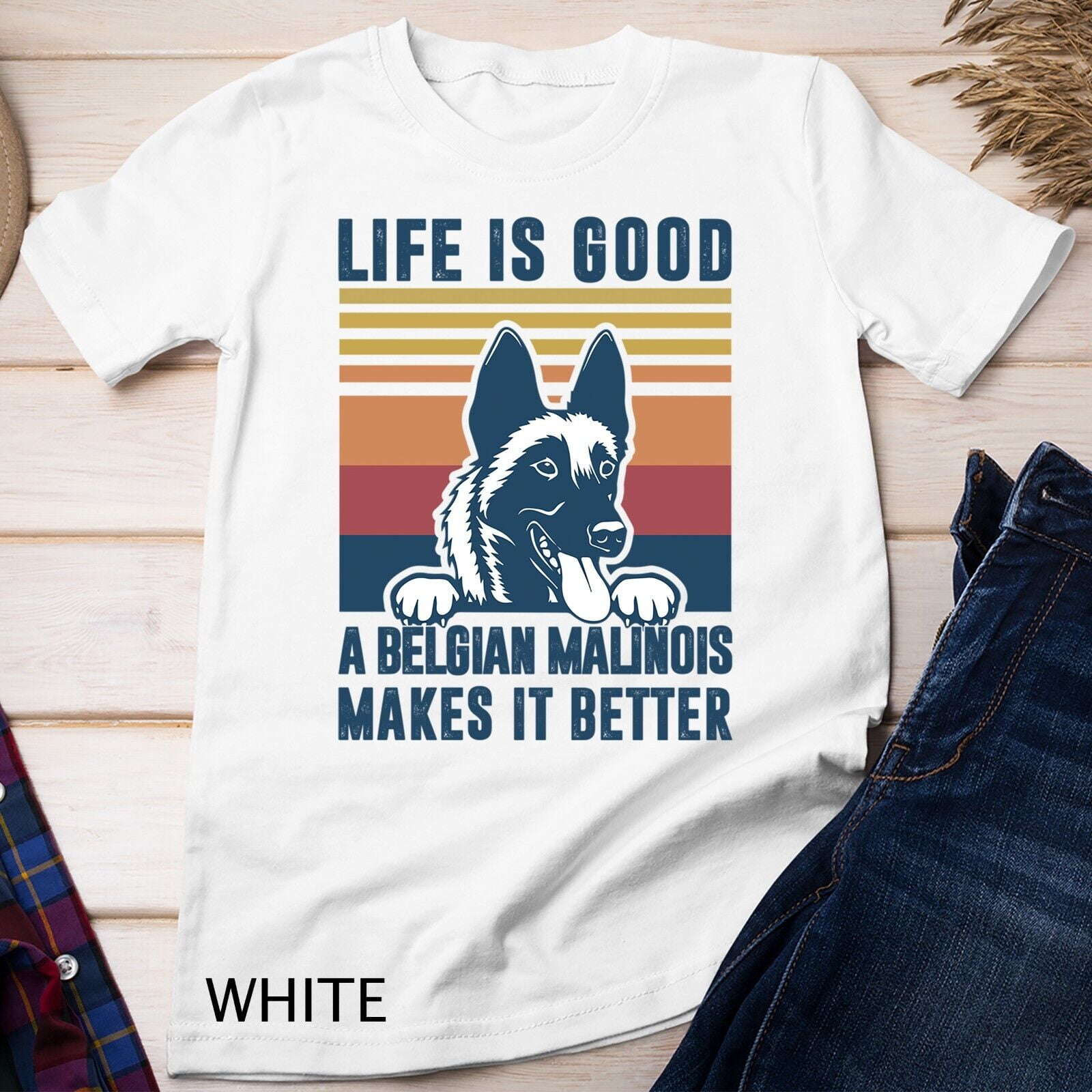 Belgian Malinois Dog For Men Women Belgian Malinois Unisex T-Shirt ...