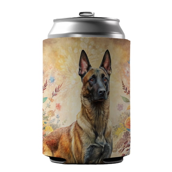 Belgian Malinois Dog French Bohemian Art Drink Beer Soda Insulated ...