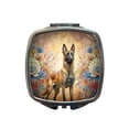 Belgian Malinois Dog French Bohemian Art Travel Makeup Handbag Purse ...