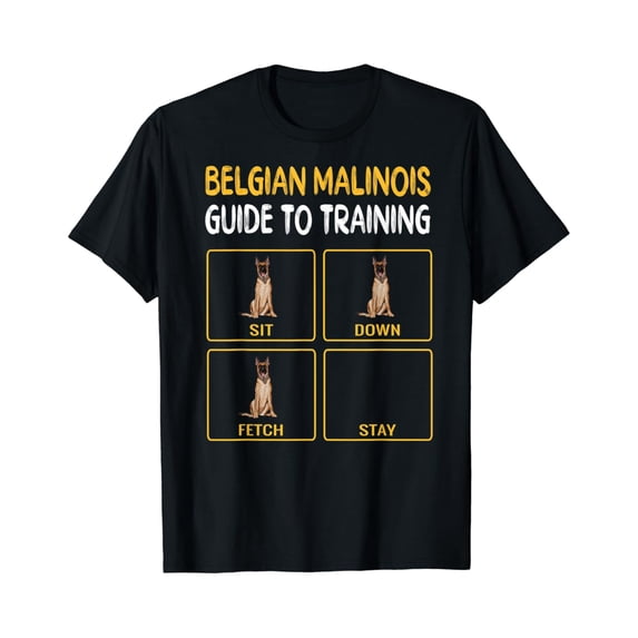 Belgian Malinois Guide To Training Dog Obedience T-Shirt - Walmart.com