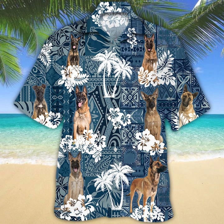 Belgian Malinois Hawaiian Shirt, Dog Hawaii Shirt For Summer Travel ...