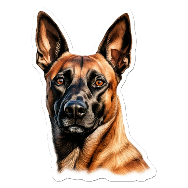 Belgian Malinois Sticker Phone Decal Water Bottle Stickers Car Decals ...